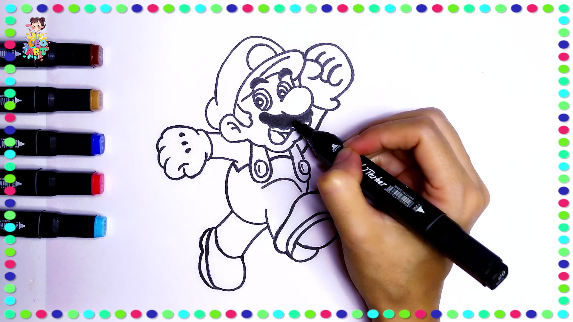 Super Mario Painting for Kids | Easy Step-by-Step Art Tutorial