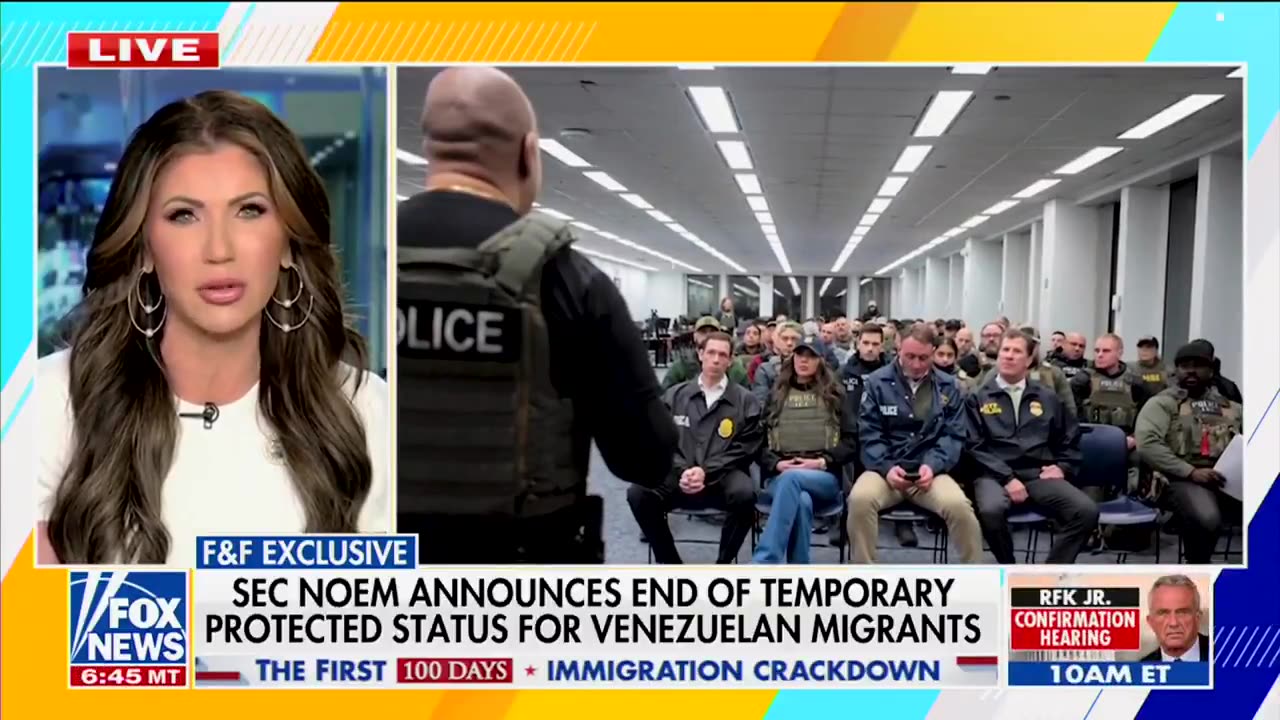Kristi Noem announced the revocation of TPS extension for Venezuelan ...