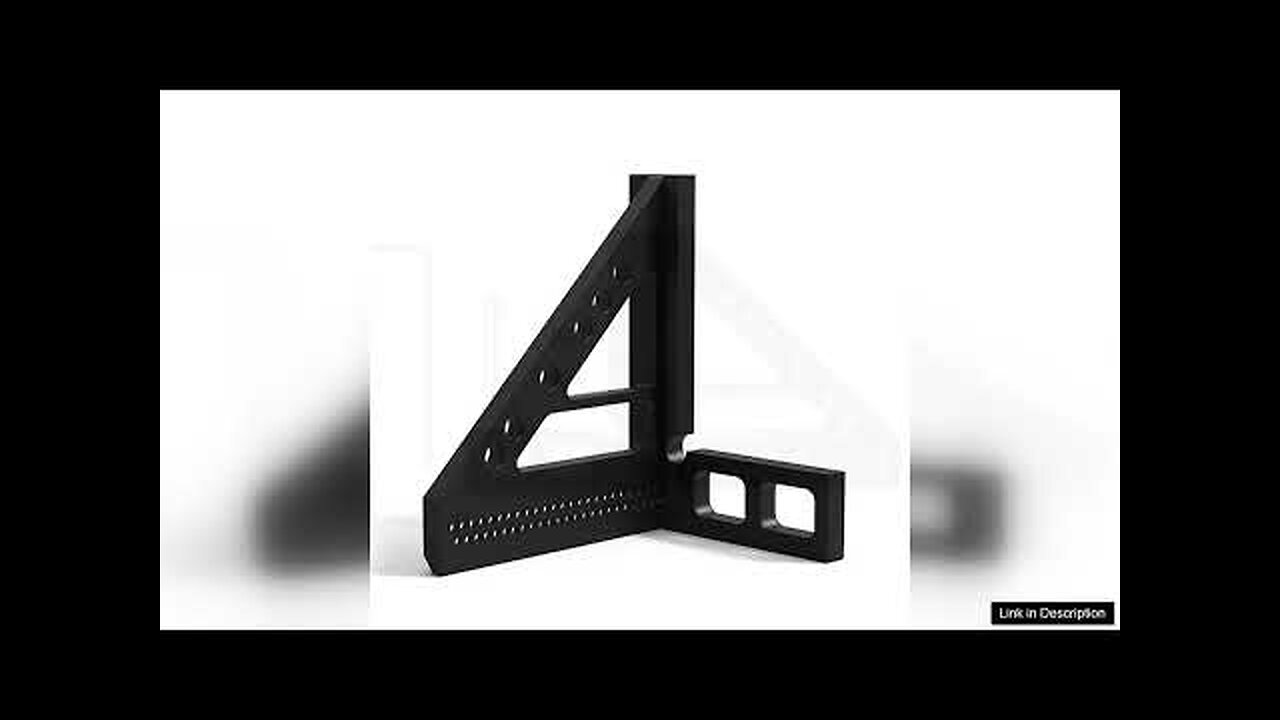 ENJOYWOOD 3D Multi-Angle Measuring Ruler Square Protractor Hole ...