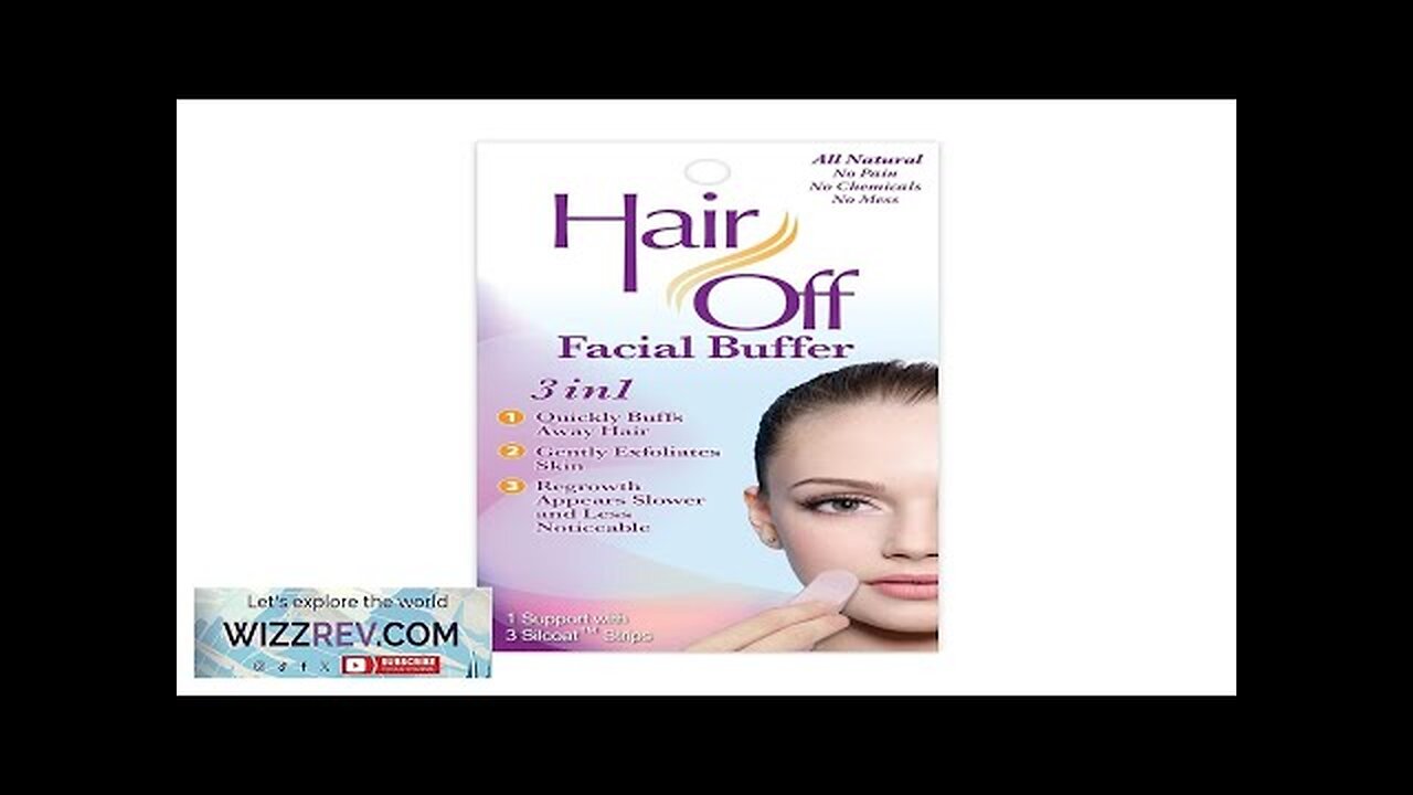 Facial Buffer Painless & Chemical Free Facial Hair Remover & Gentle Review