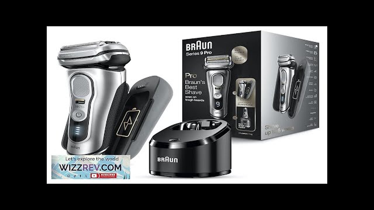 Braun Electric Razor for Men Waterproof Foil Shaver Series 9 Pro 9477cc ...