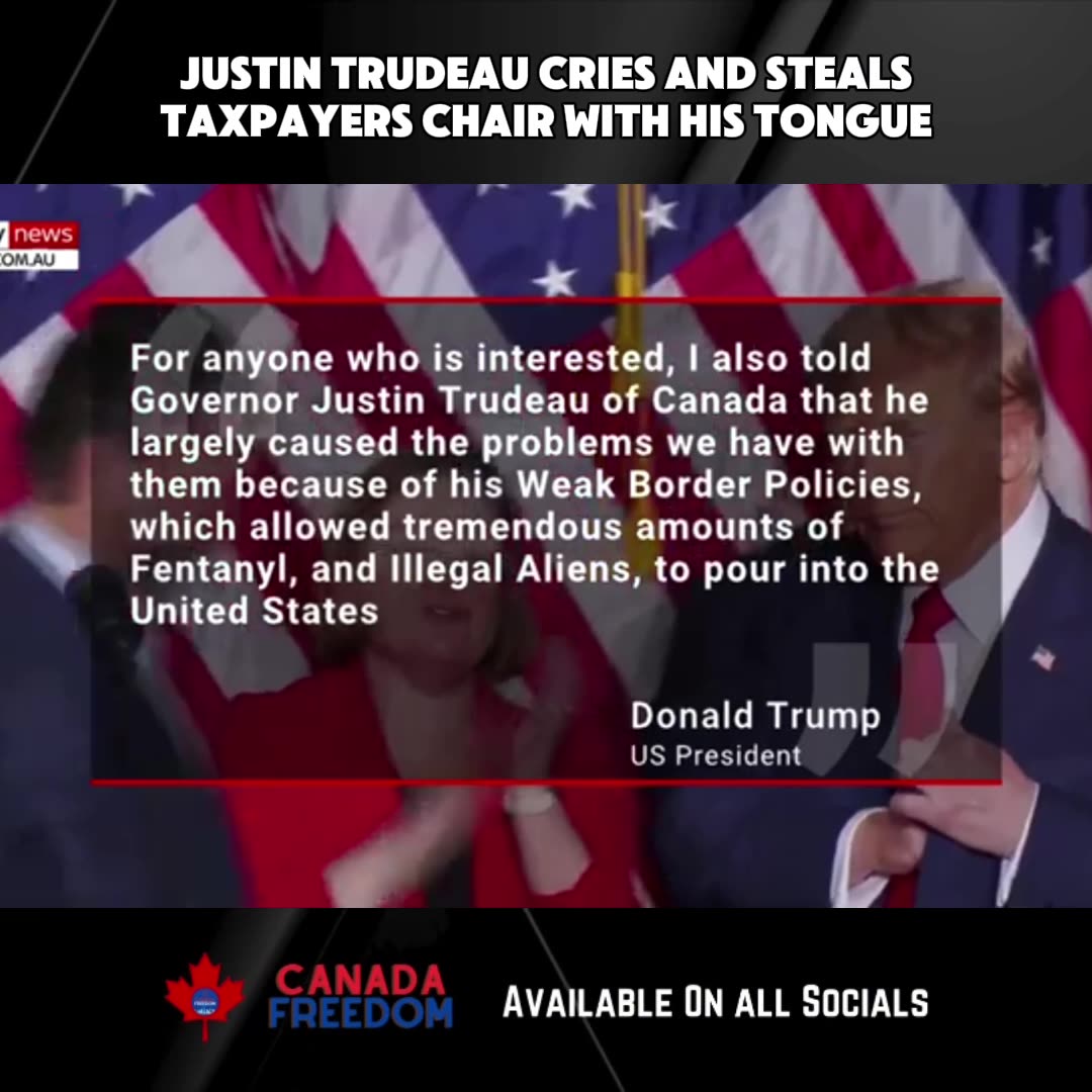 Trudeau Gone And Known As A Bafoon