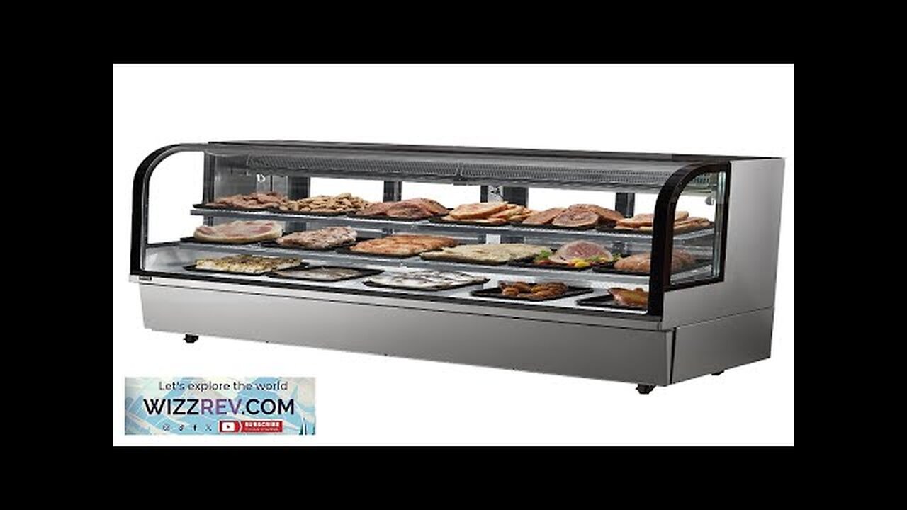 VEVOR Refrigerated Display Case Bakery Display Fridge Case 32 cu ft ...