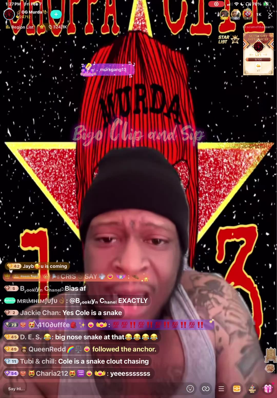 OG Murda goes in on Von after "sitting with her own enemies" # ...