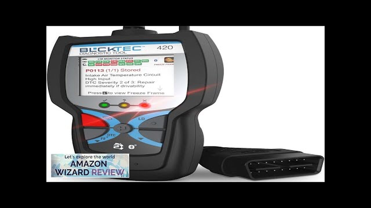 420 Bluetooth OBD2 Scanner Diagnostic Tool Vehicle Code Reader for Car ...