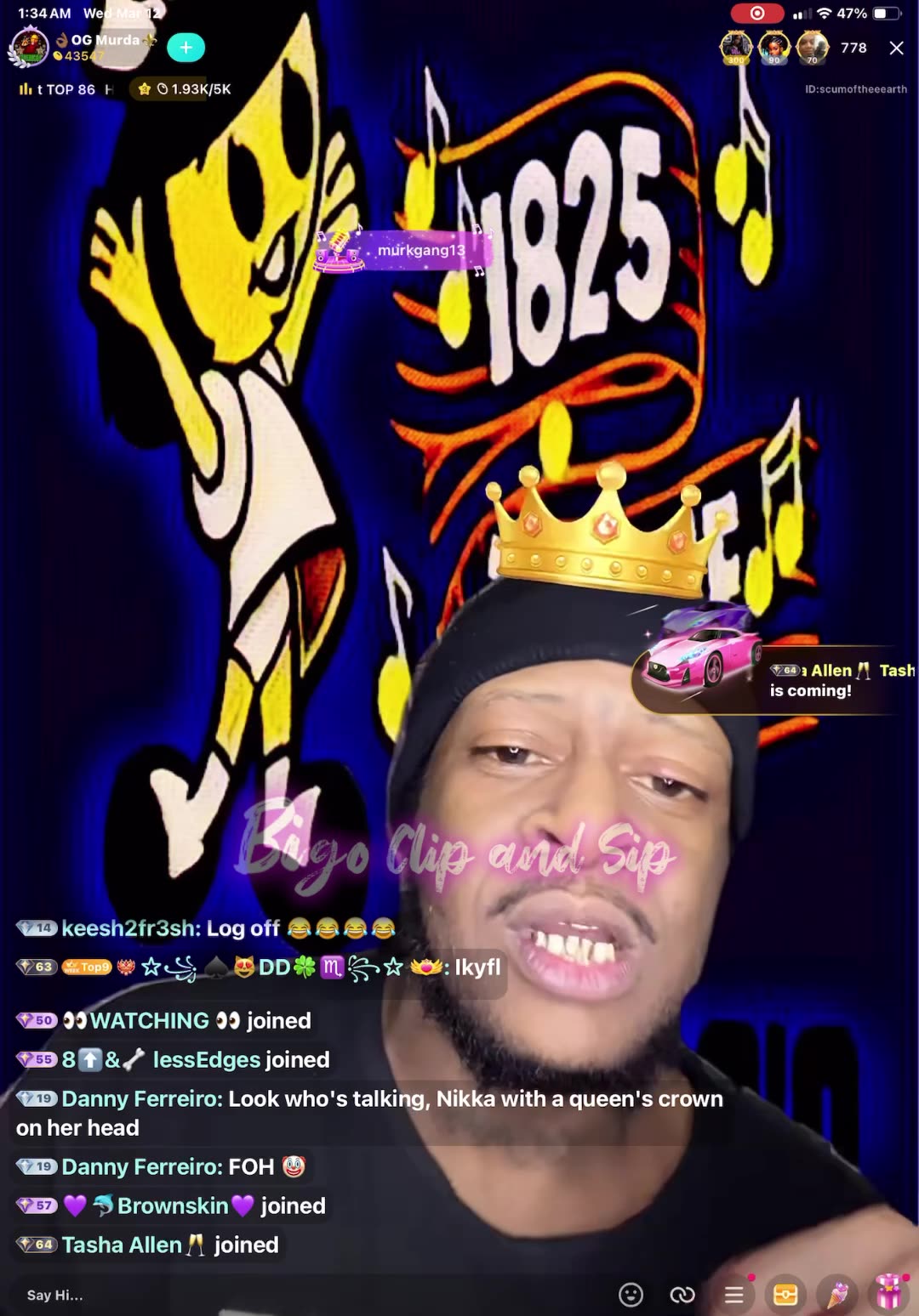 OG Murda lines SmoovLA n things go left quick 3/11/25 #bigoclipandsip