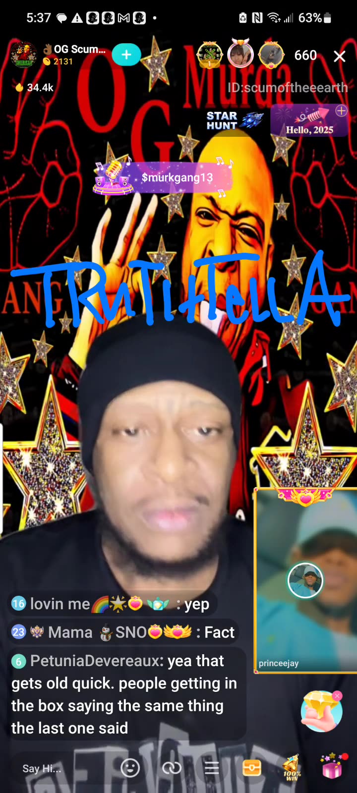 THE OG MURDA SHOW FIRST SHIFT TALKING TO PRINCEJAY ABOUT MESSY CALLER ...