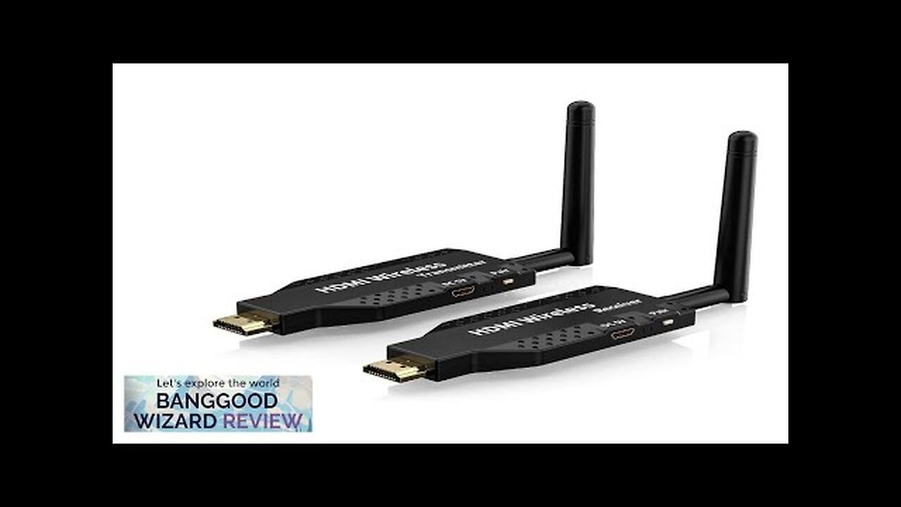 Bakeey 50m Wireless HD Extender 1080P Video Transmitter Receiver Kit ...