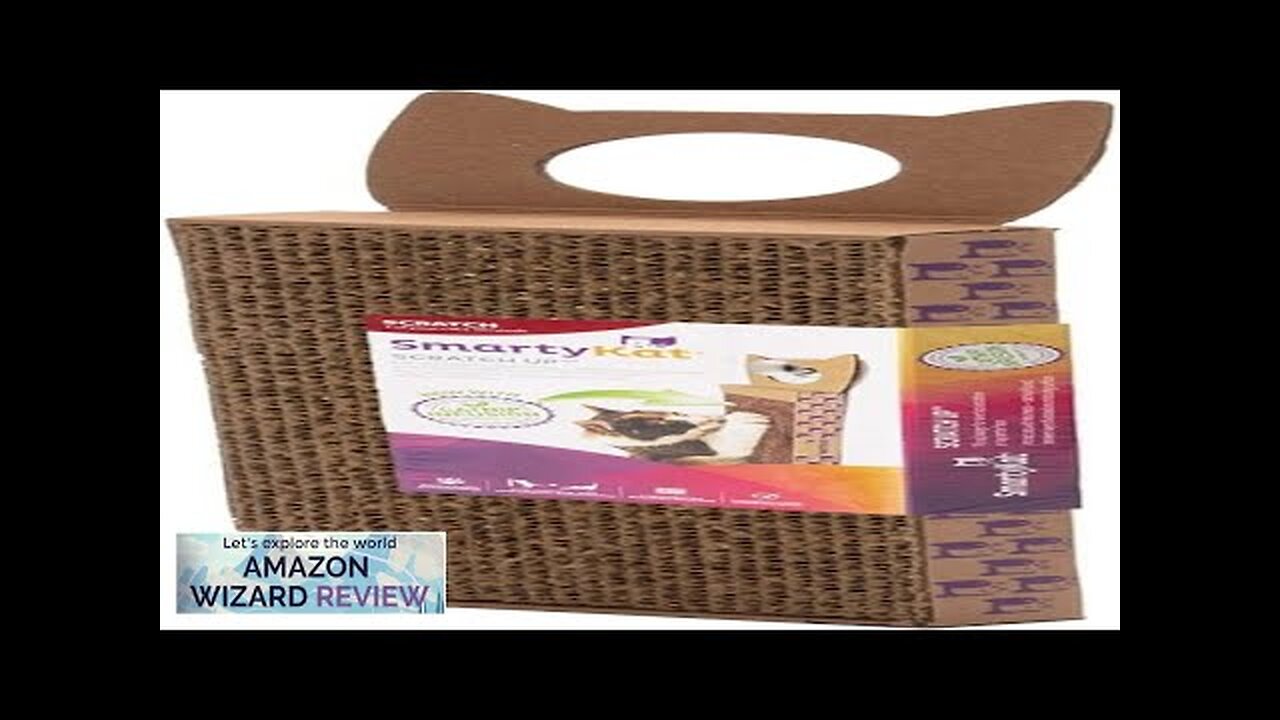 SmartyKat Scratch Up Corrugated Hanging Cat Scratcher Catnip Infusion ...