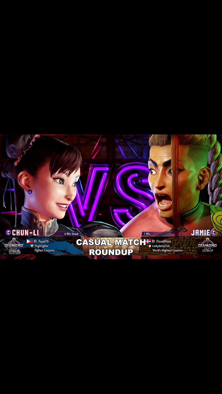 Kuya Kalbo SF6 Casual Match Roundup. Chun Li 4 star Diamond Rank [Hori ...