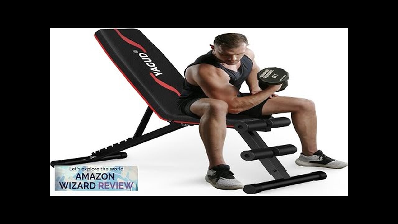 Weight Bench Press Adjustable Workout Benches for Home Gym Dumbbell ...