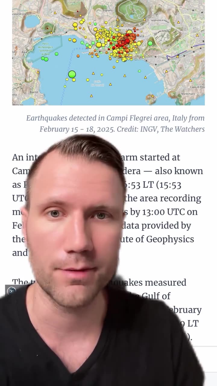 Italian super volcano Campi Flegrei shows alarming signs of activity