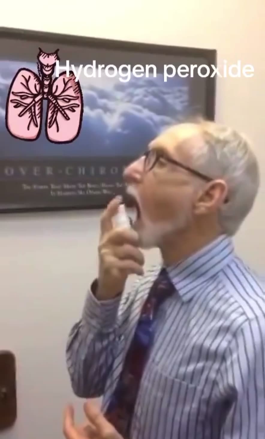 Hydrogen Peroxide Inhalation Therapy 🫁