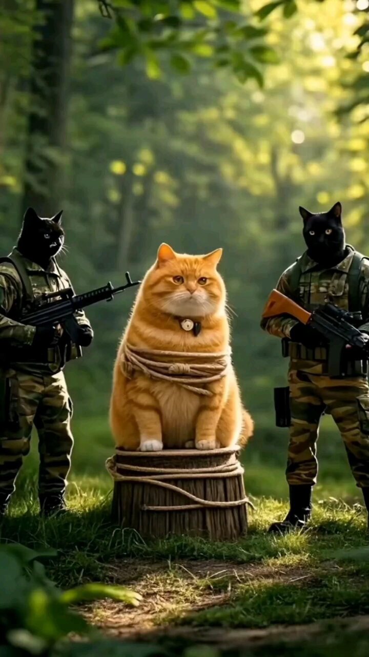 Fat Cat ARMY Takes Over the Forest with Shotgun Blasters in EPIC AI ...