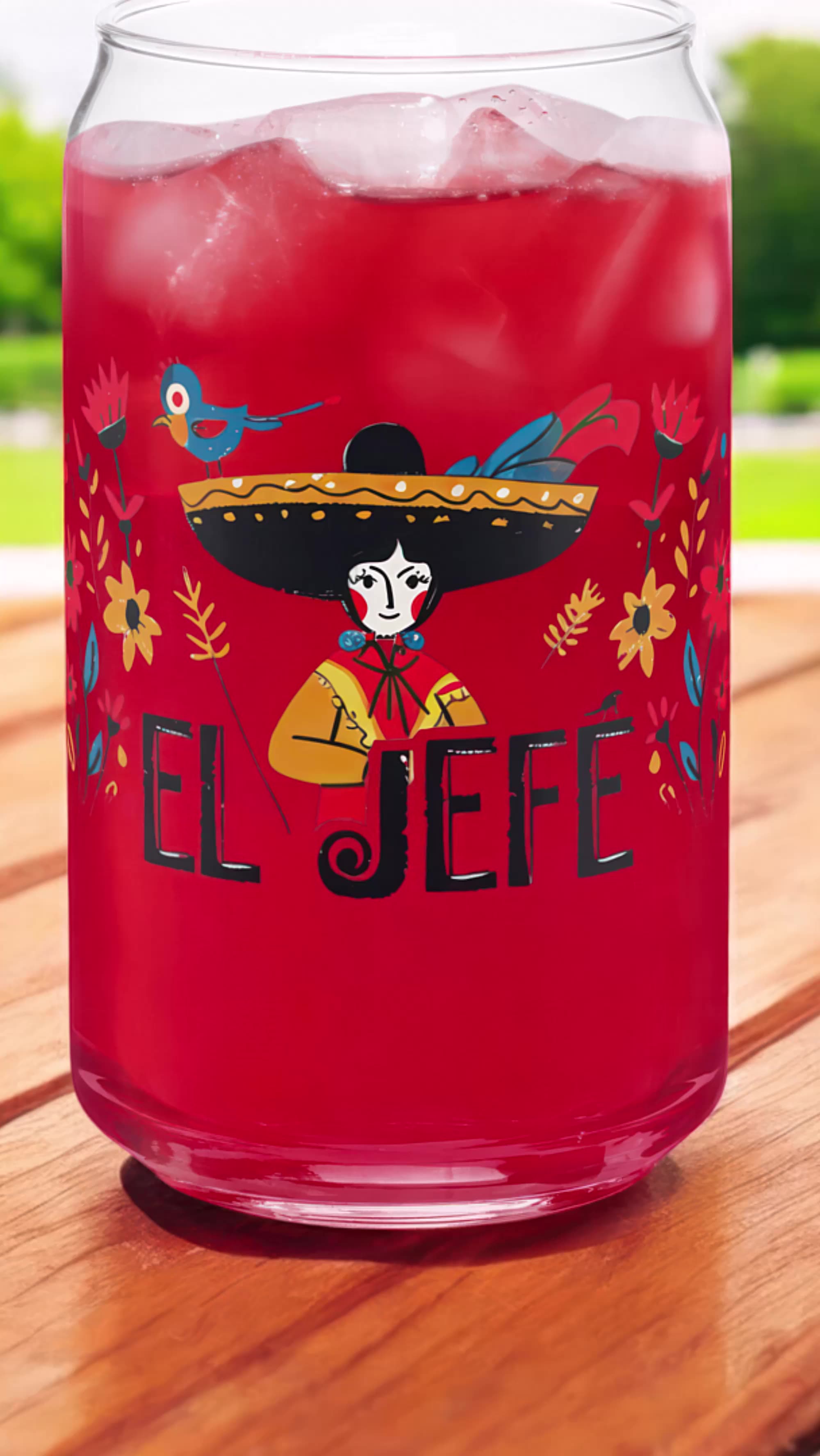 El Jefe Can Glass – Bold, Unique, and Full of Character! #ElJefe # ...