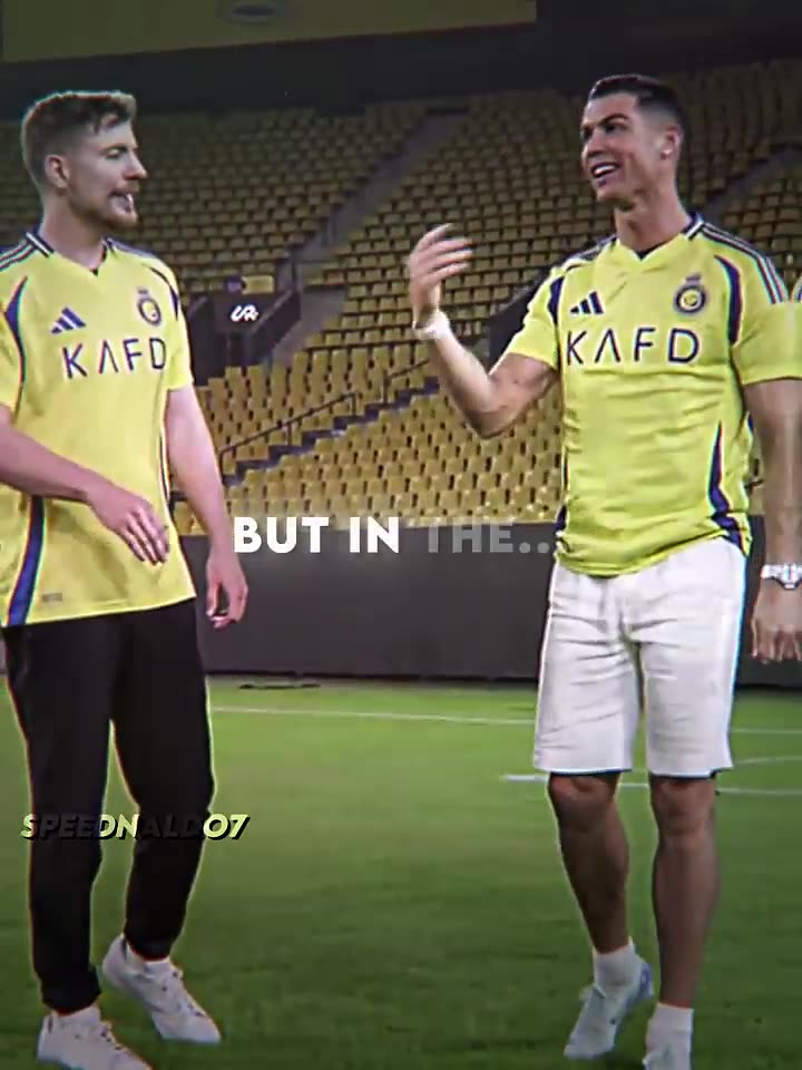 Ronaldo Reacts To iShowSpeed SIU 🤯🔥