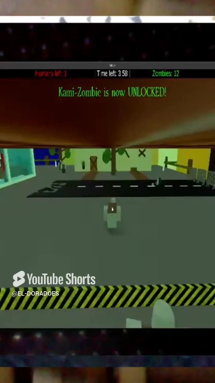 Treetop Parkour As Zombie HUMANS VS ZOMBIES, ROBLOX 0.04