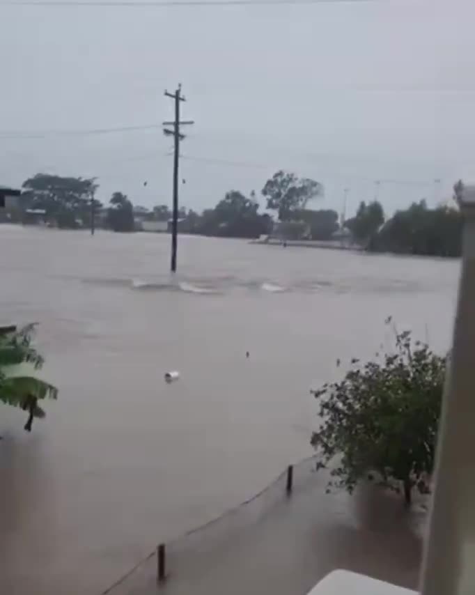 Aerial Footage of the Terrible Flooding in Ingham Queensland Australia