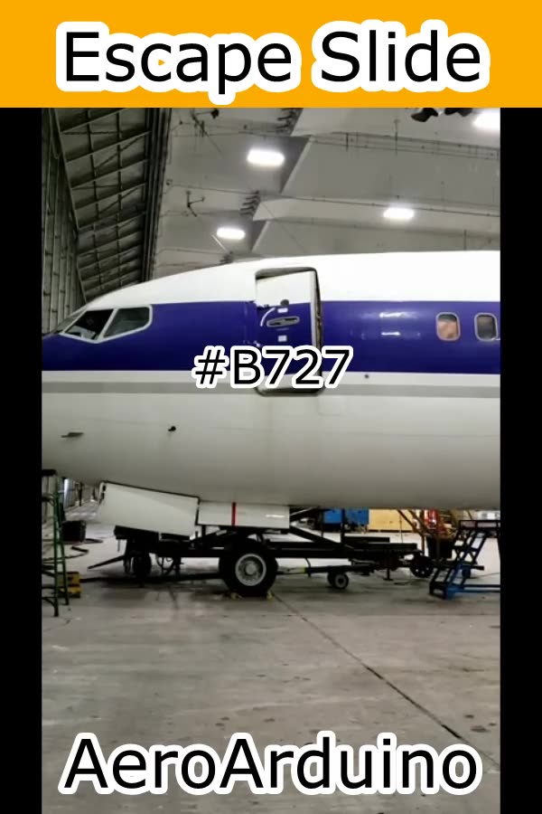 Watch Ancient #B727 Escape Slide Hangar Shooting #Aviation #Flying # ...