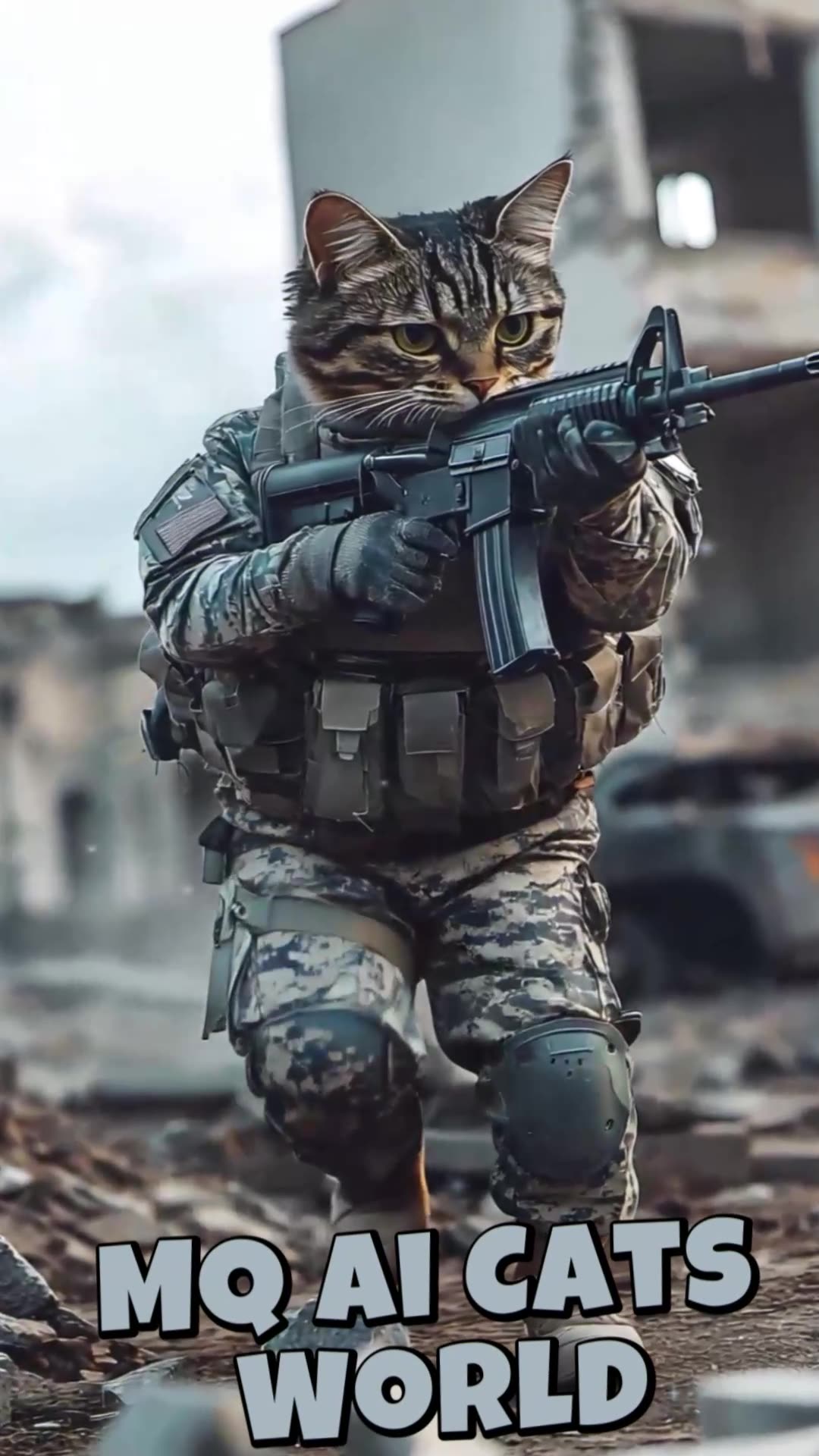 This AI Cat Army is TOO POWERFUL! 😱🐱#MQAICatArmy #AICatArmy #AICats # ...