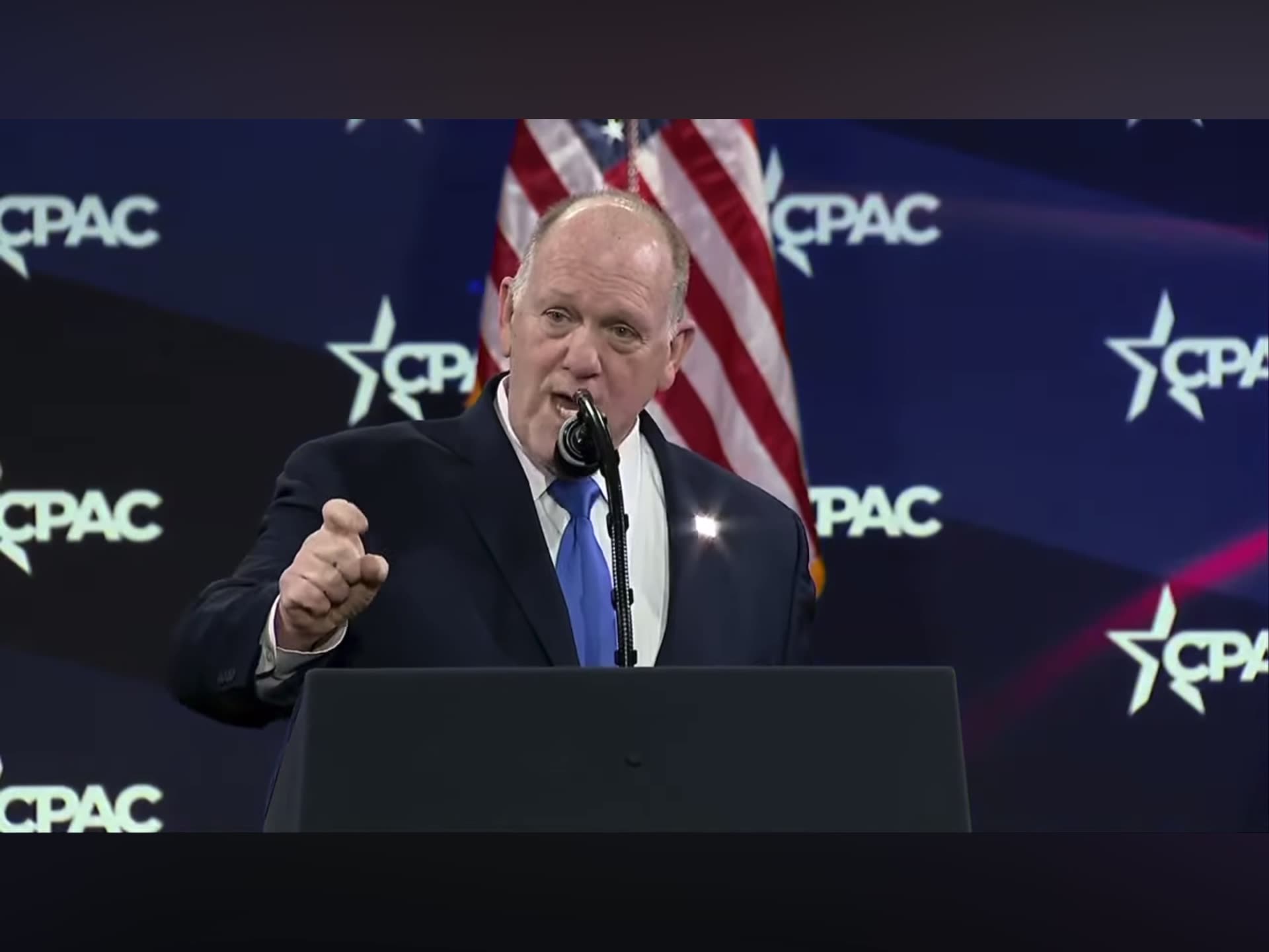 CPAC 2025 U.S. Border Czar Tom Homan “If I offend anyone today I don’t ...