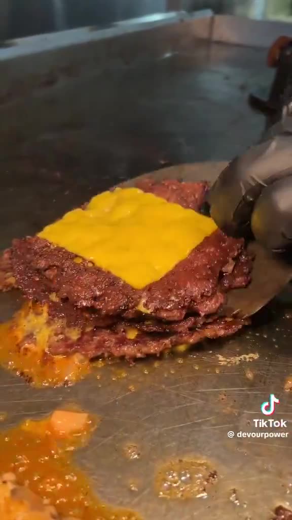 Double Quadruple Smash Burger