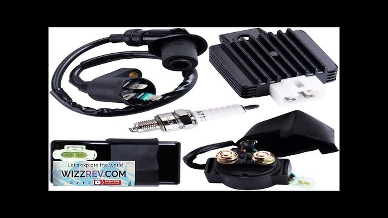 AC CDI Ignition Coil Relay Voltage Regulator Spark plug for Tomberlin ...