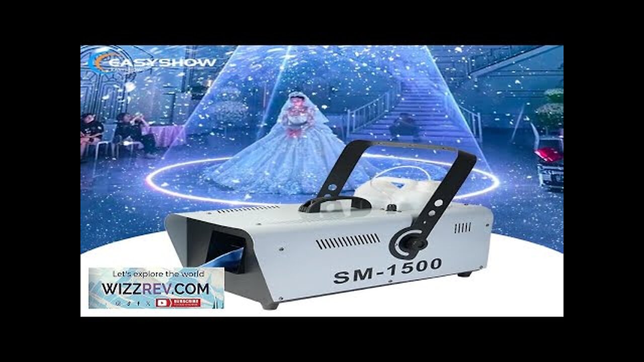 Stage Effect Snow Machine 1500W Artificial Snow Making Machine For ...