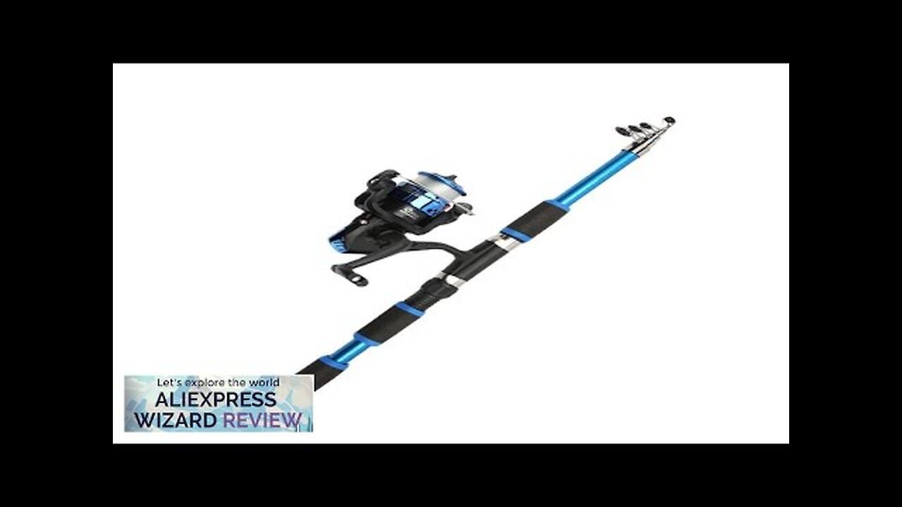 Fishing Pole Set Full Kits With Telescopic Fishing Rod And Spinning ...