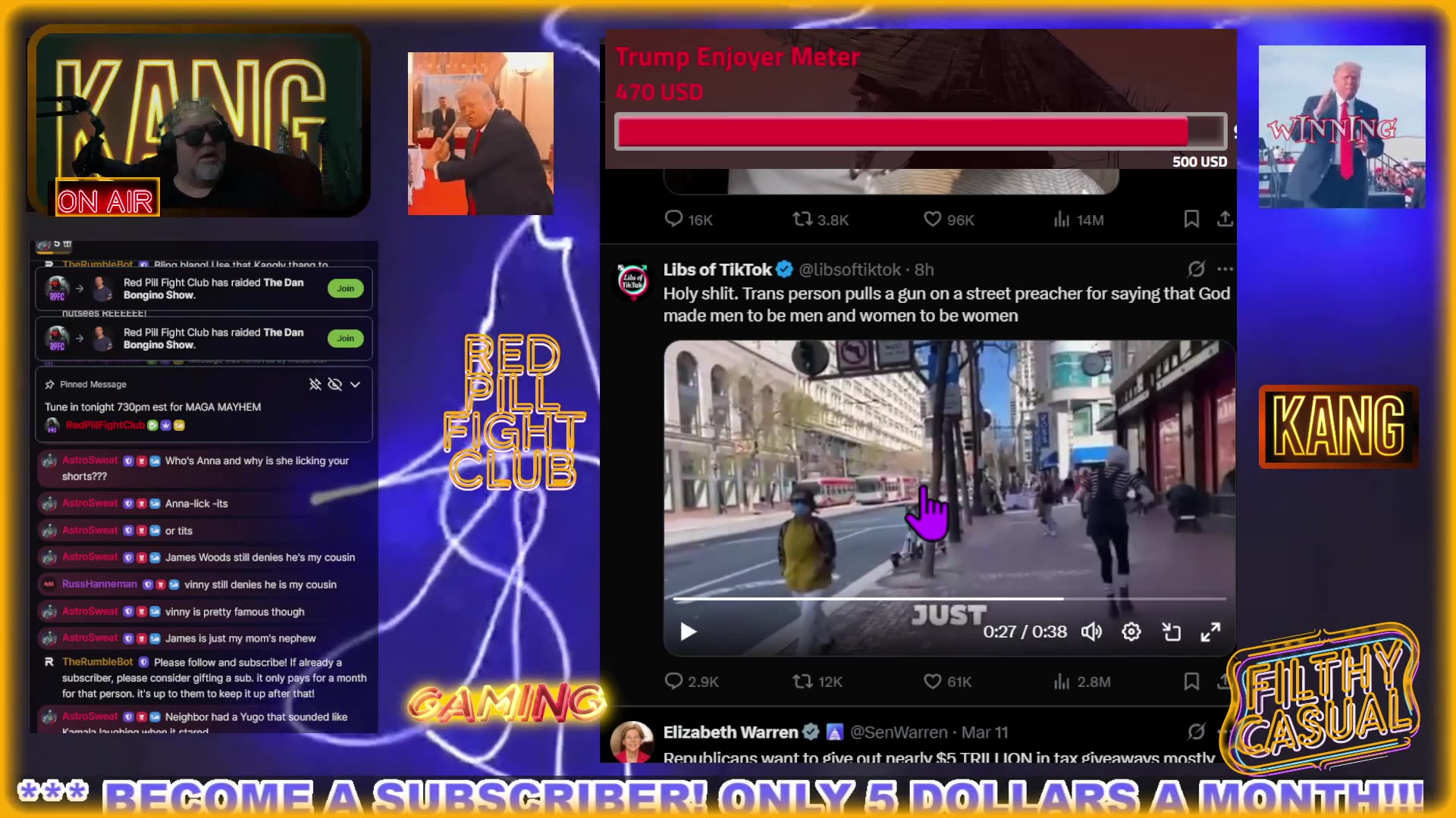 Troon Goon Pulls a Gat on a street preacher