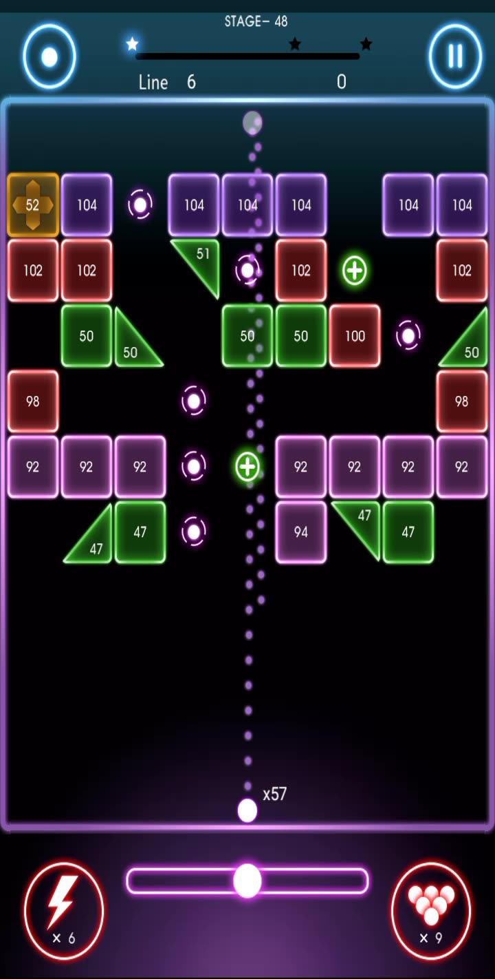 Bricks Breaker Quest Stage 48