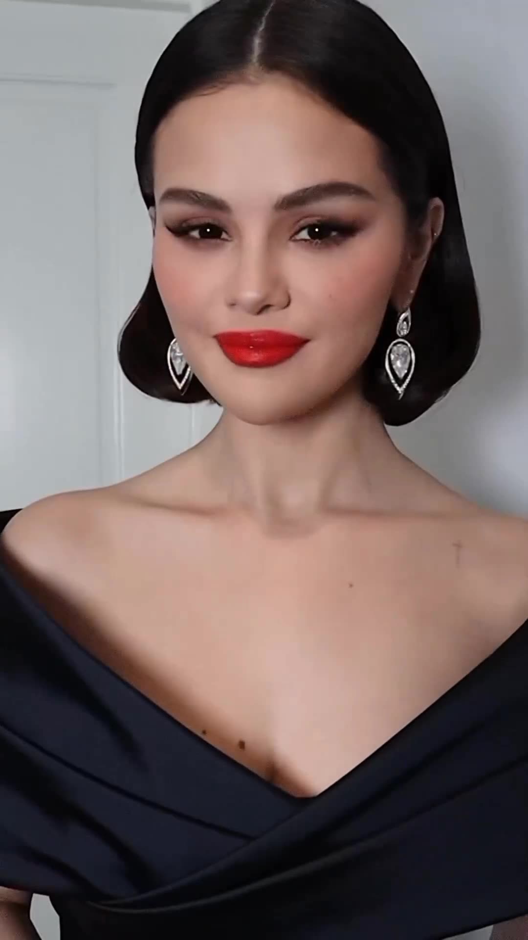 Selena Gomez wearing custom Celine at the 31st Annual Screen Actors ...