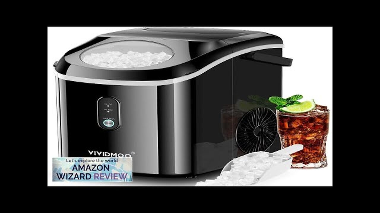Ice Makers Countertop Nugget Ice Cubes Portable Ice Maker Self Cleaning ...