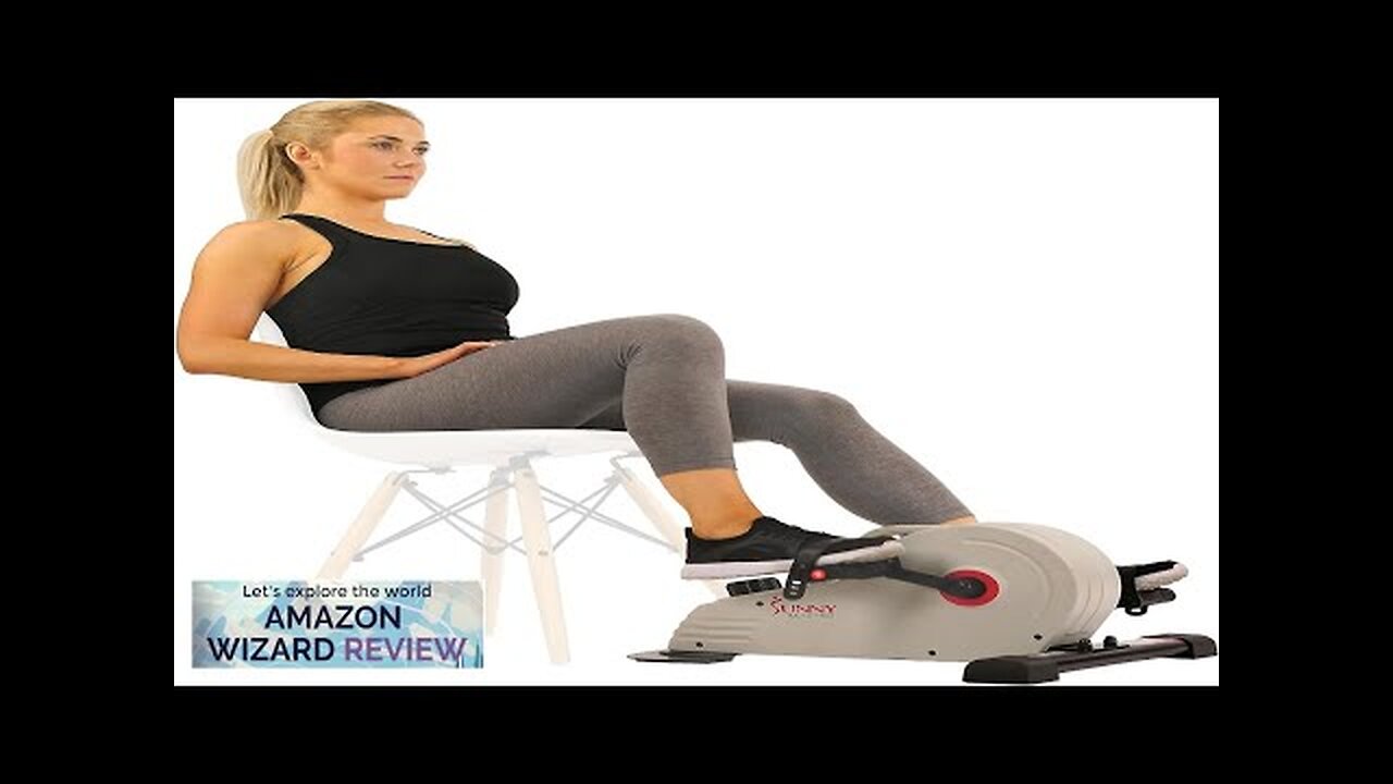 Sunny Health & Fitness Dual Function Under Desk Pedal Exerciser ...