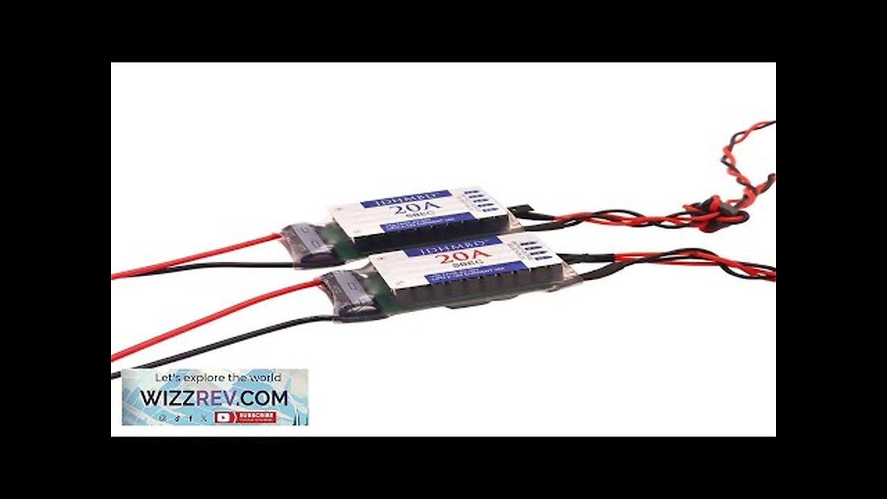 JDHMBD 20A High Current BEC Step-down Module SBEC UBEC External Power ...