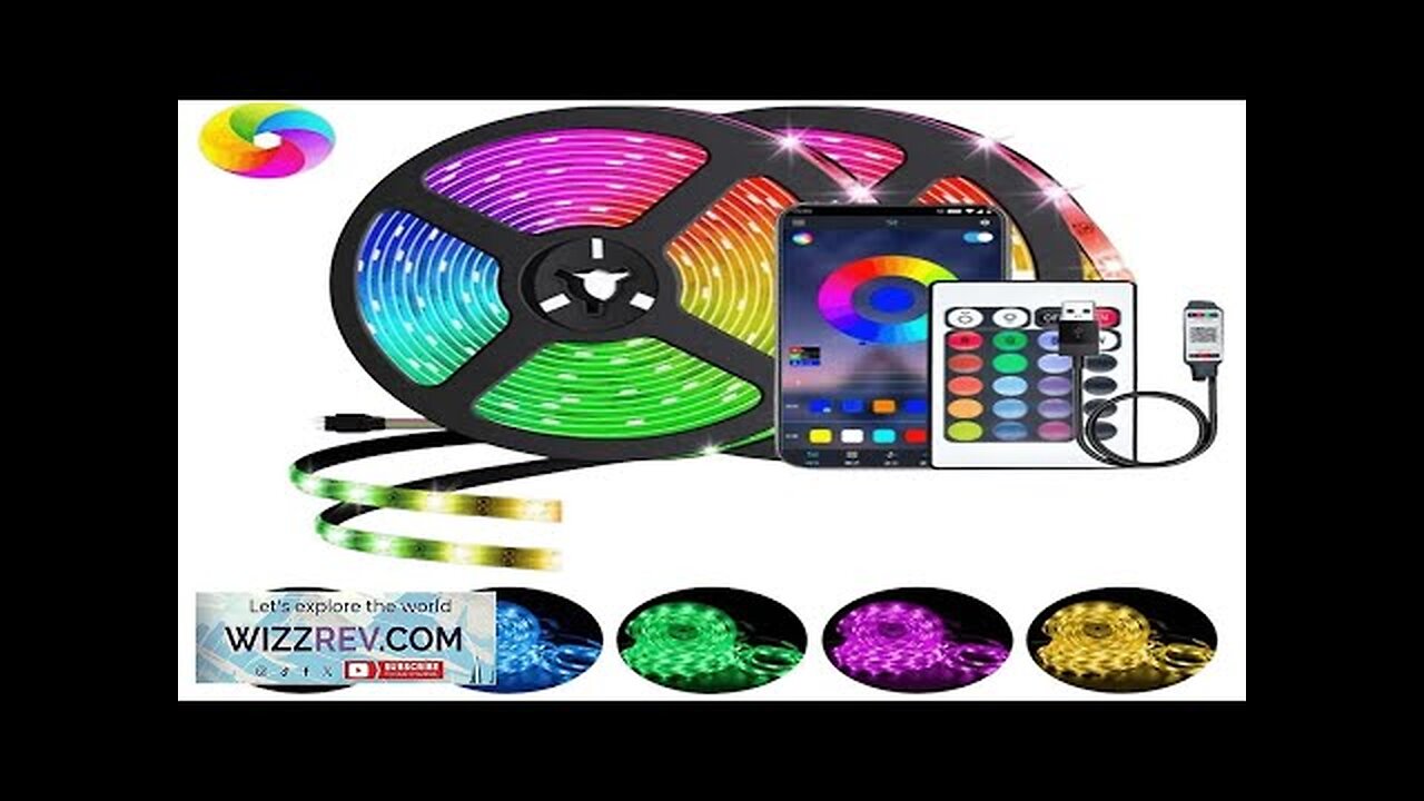 LED Strip Light Color USB RGB Tpae Bluetooth LED Strip Bedroom ...