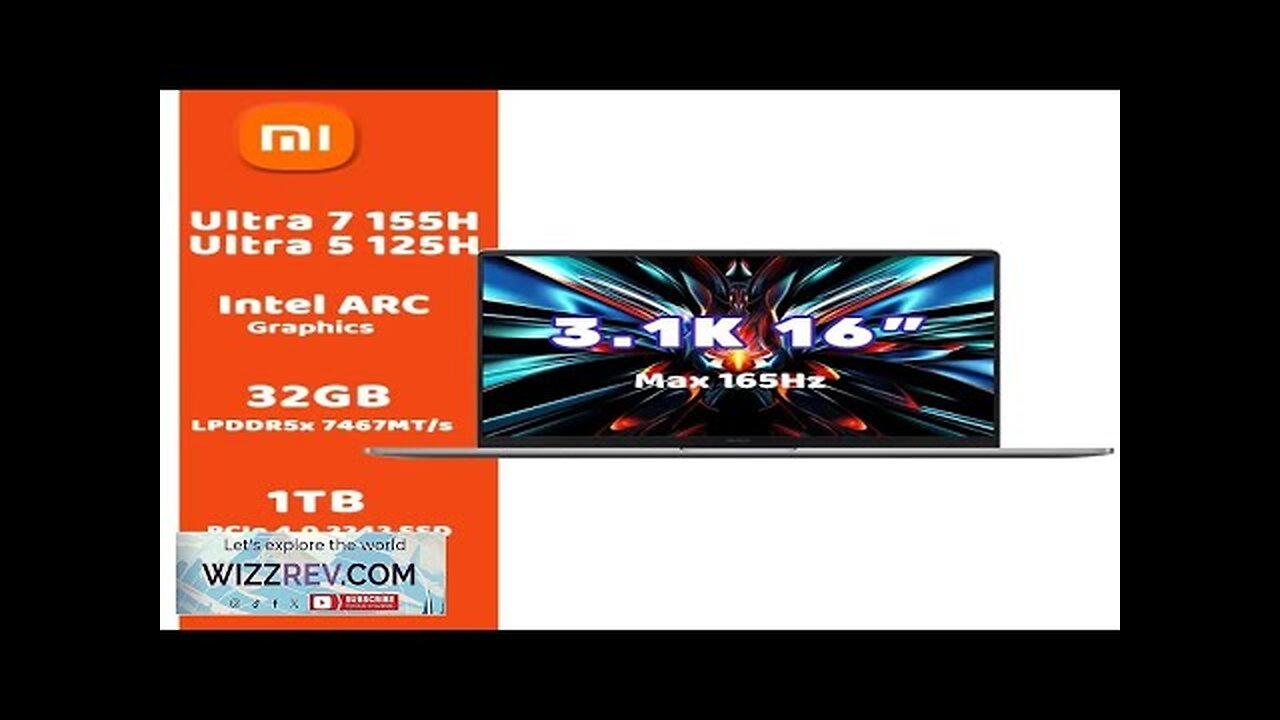 New Xiaomi Redmi Book Pro 16 2024 Laptop Intel Core Ultra 7 Review