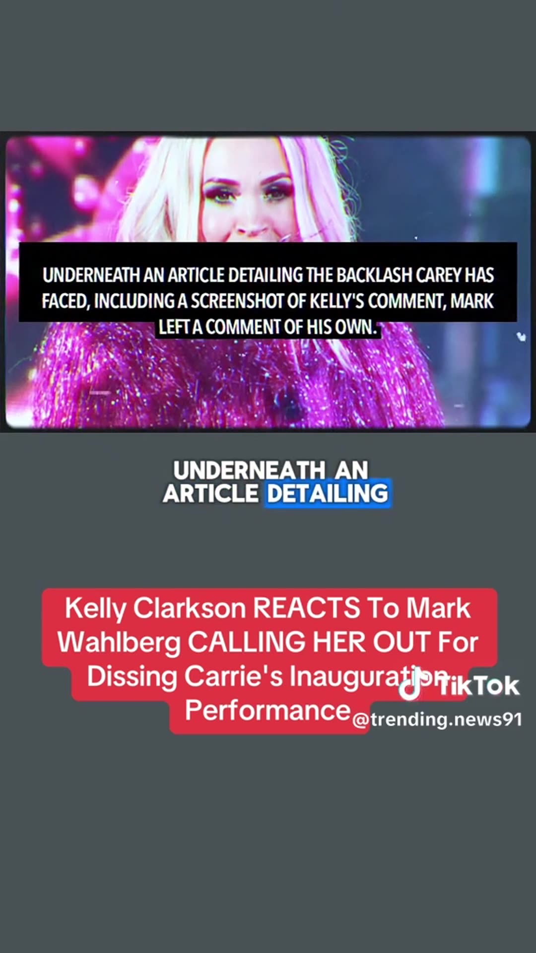 Kelly Clarkson reacted to Mark Wahlberg calling her out for dissing ...