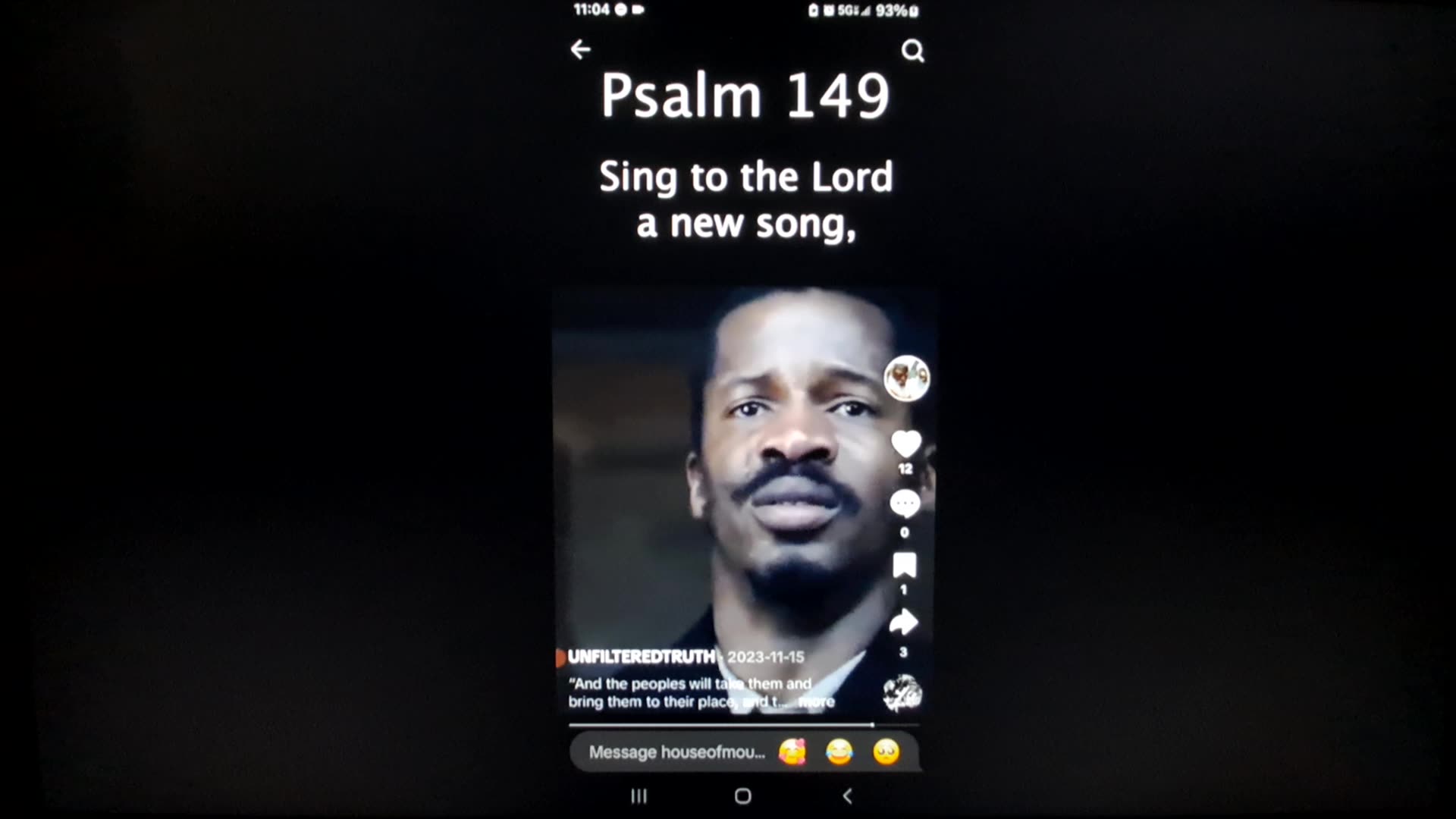 PSALM 149 TIME TO SING ANEW SONG & E$@U IS SCARED TO DEATH....-ARROWS ...
