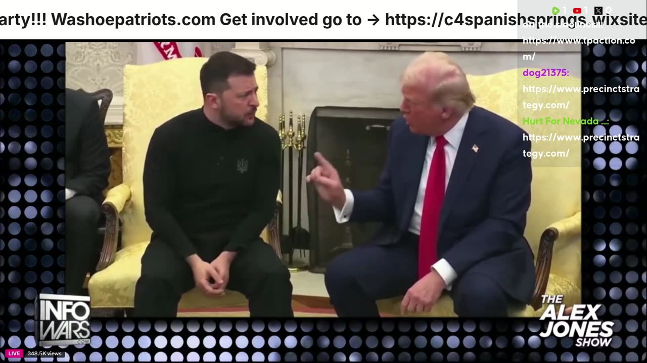 Alex Jones, Info Wars. 03/02/2025