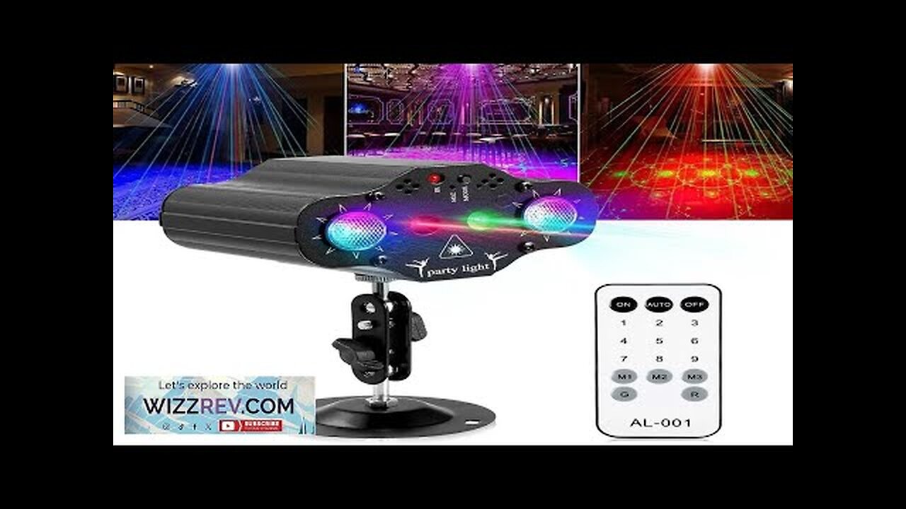 Stage DJ Party Laser Projector Disco Voice Controlled Red Green Blue ...