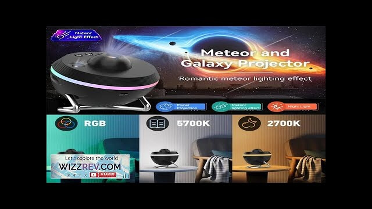 13 Film Patterns HD Dynamic Space Ball Projector Night Light RGB ...