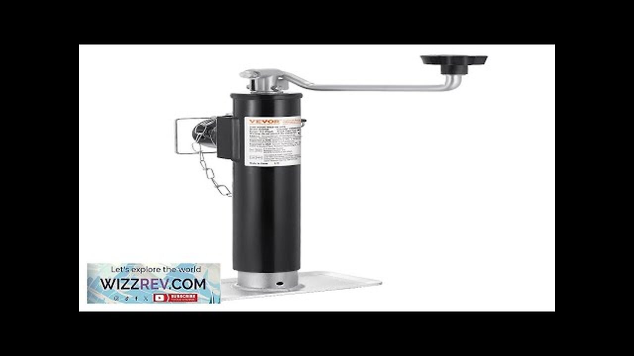 Trailer Jack Weld-on Pipe Mount Swivel Trailer Jack 2000 lbs 10" Travel ...