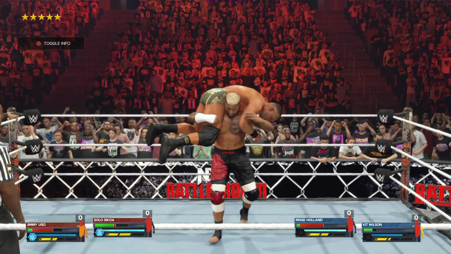 Solo Sikoa and Jimmy Uso VS Ridge Holland and Kit Wilson NXT Battle ...