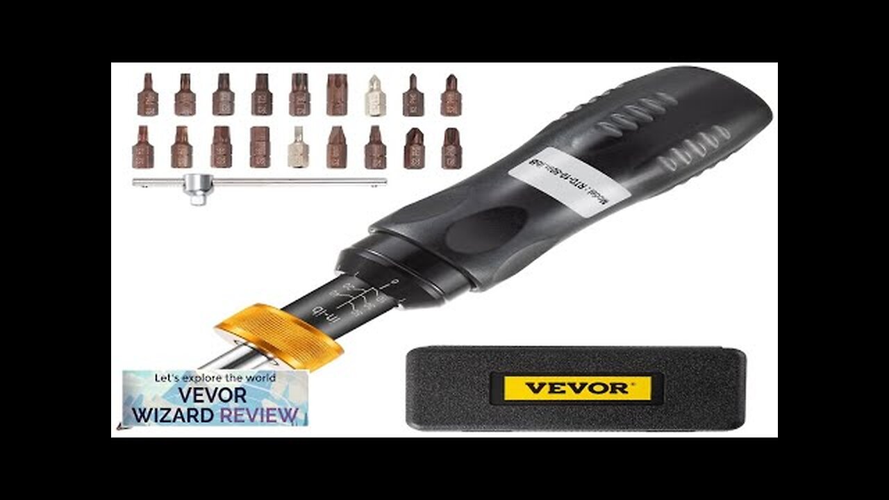 VEVOR Torque Screwdriver 1/4" Drive Screwdriver Torque Wrench Torque ...