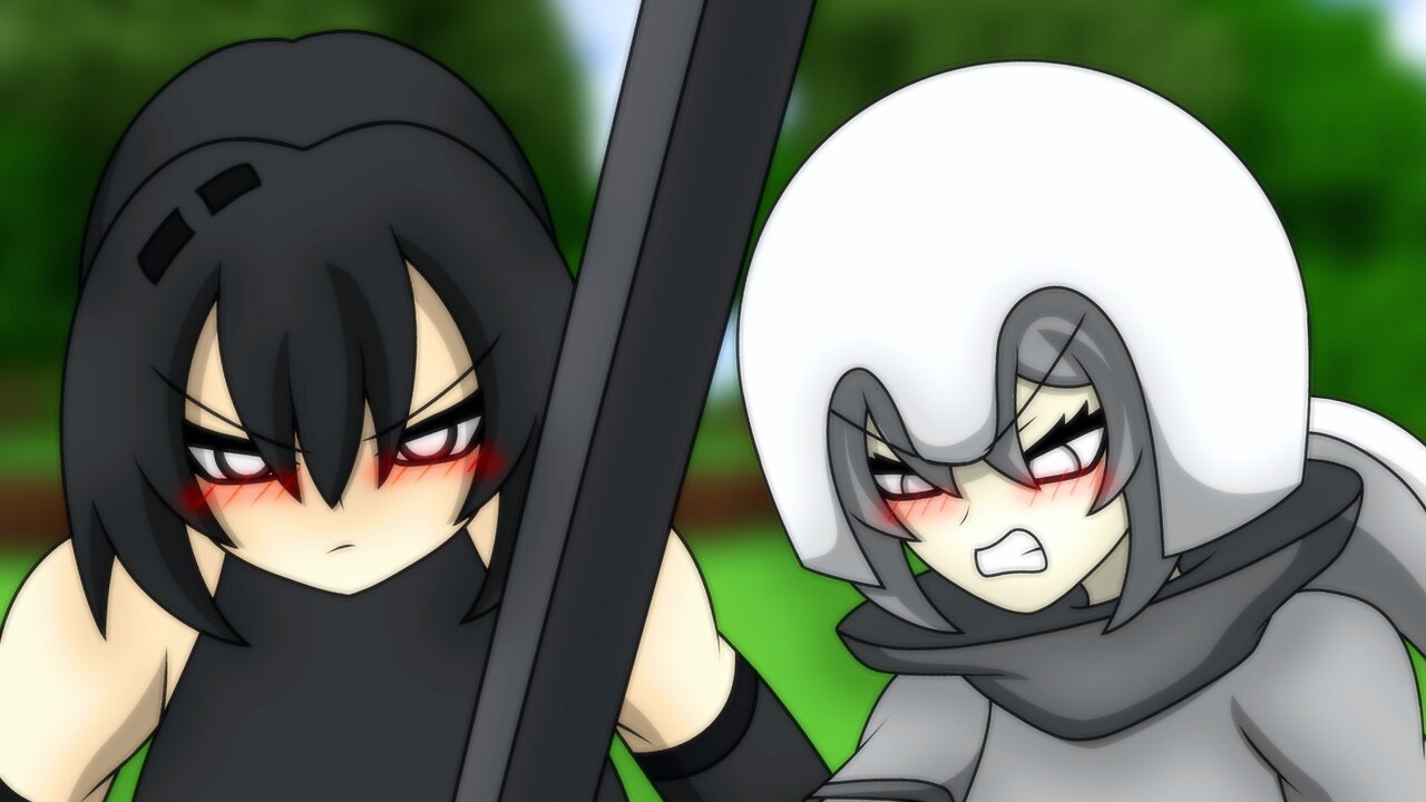 Skelly-Girl Vs. Wither Skully-Girl (Minecraft Anime)