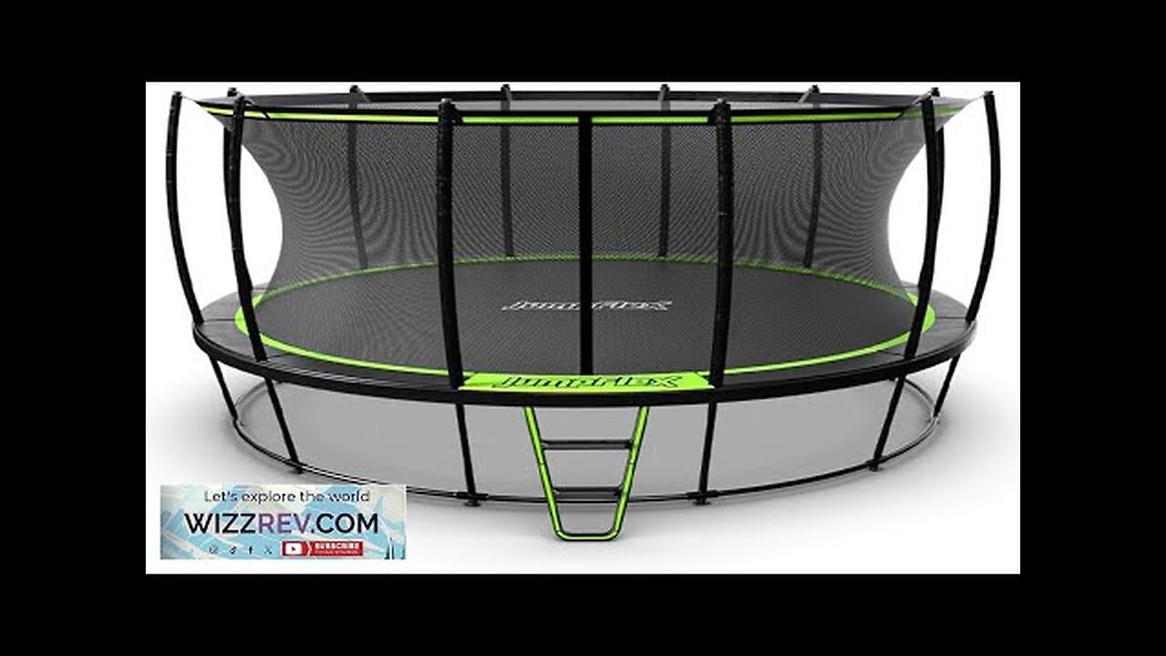 JumpFlex Trampoline Hero 12FT 14FT 15FT Round Outdoor Backyard ...
