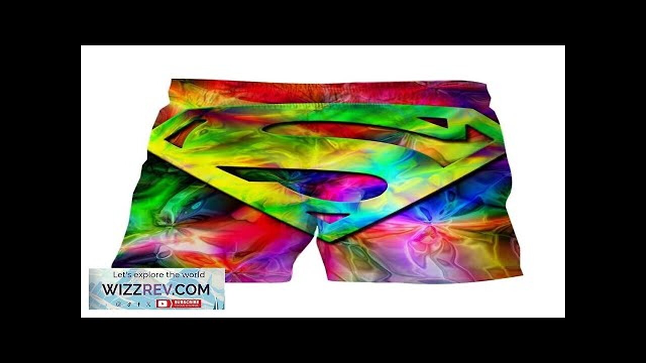 Superman Super Colors Vibrant Unique Design Boardshorts Review