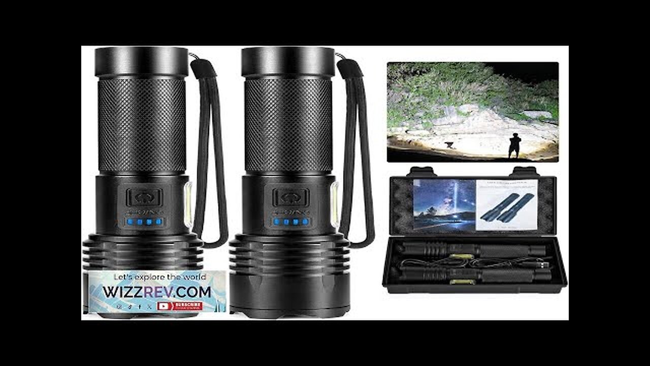 BERCOL Flashlights High Lumens Rechargeable 990000 Lumens Super Bright ...