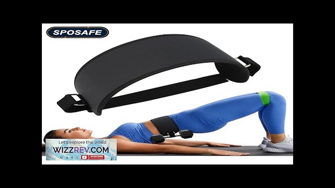 Exercise Hip Thrust Belt Glute Trainer Adjustable Hip Thrust Belt for ...
